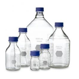 Botella para laboratorio con tapa de 500 mL